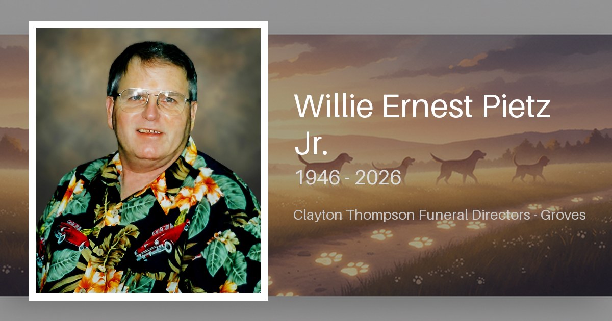 Willie Ernest Pietz Jr. - Clayton-Thompson